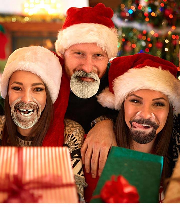 Beardy Chinless Wonders Pk10 by Mask-erade CWBEA01 | Karnival Costumes