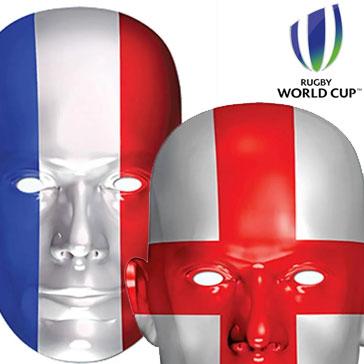 2023 Rugby World Cup Face Masks | Karnival Costumes