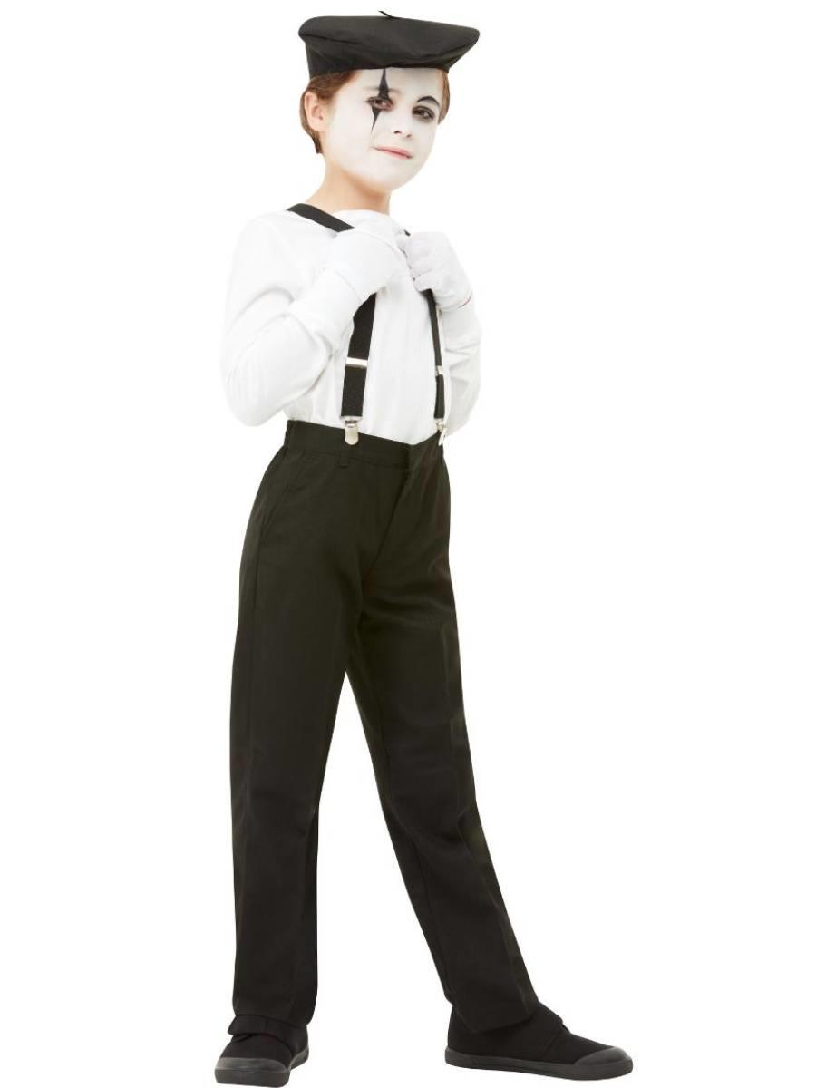 Children's Mime Artiste Costume Kit by Smiffys 52167 | Karnival Costumes