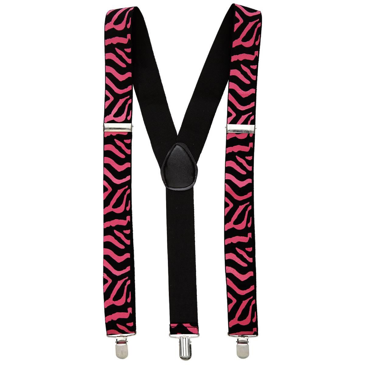 zebra print braces