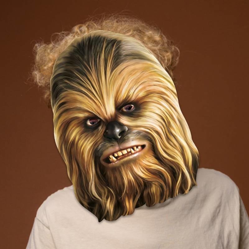 Star Wars Chewbacca Face Mask by Mask-arade SWCHW01 | Karnival Costumes; UK