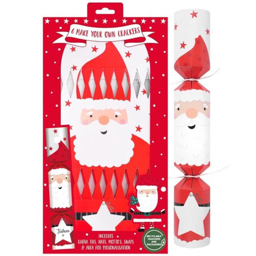 Father Christmas Build Your Own Table Cracker Kit, 6 Crackers item ...