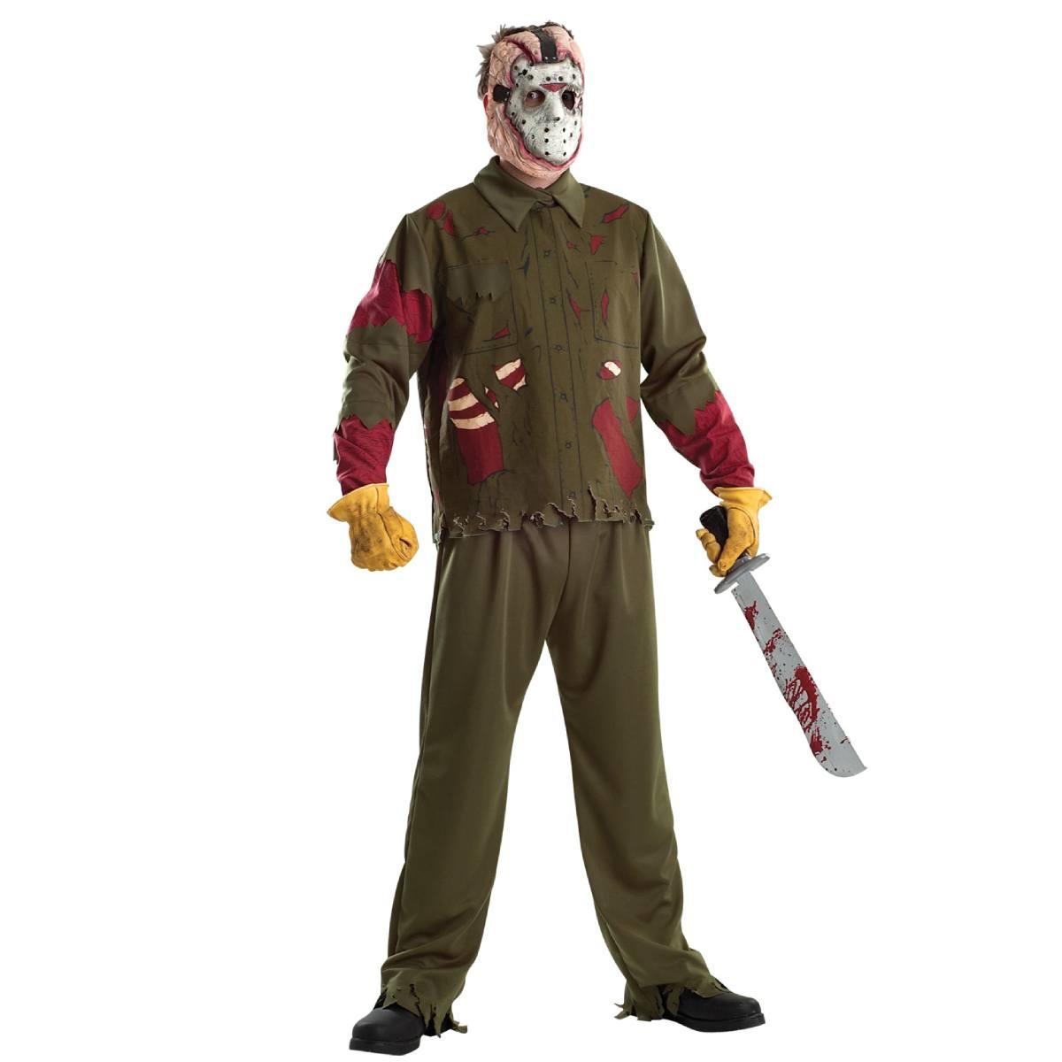 Deluxe Jason Vorhees Costume from Friday 13th by Rubies 56046 ...
