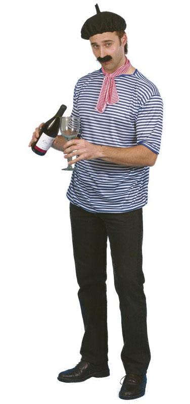 Gent's Instant Frenchman Costume Set by Smiffys 21305 | Karnival Costumes
