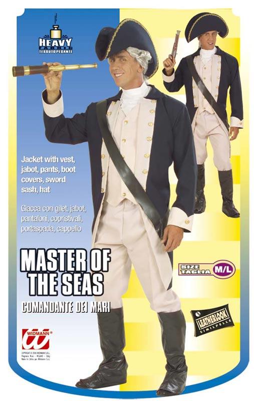 Deluxe Historical Naval Commander Costume by Widmann 5787 | Karnival ...
