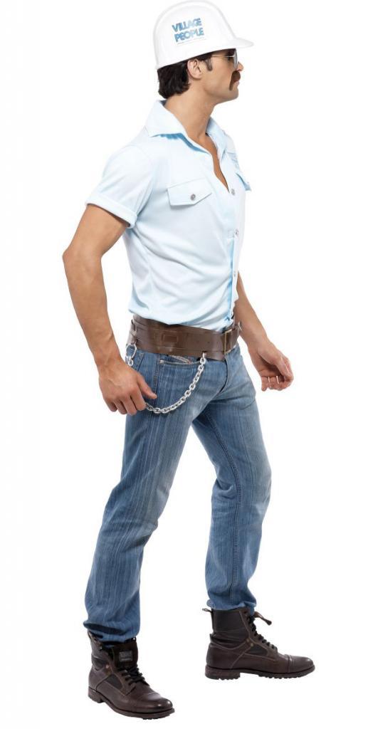 Village People Construction Worker Costume 36236 | Karnival Costumes