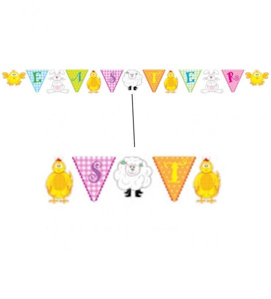 Happy Easter Pennant Banner by Amscan 996311 | Karnival Costumes