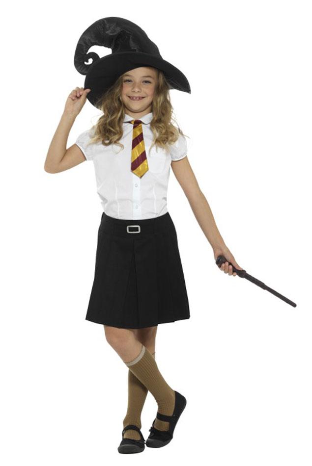 Unisex Children's Wizard Set with Hat, Tie and Wand 45606 | Karnival ...