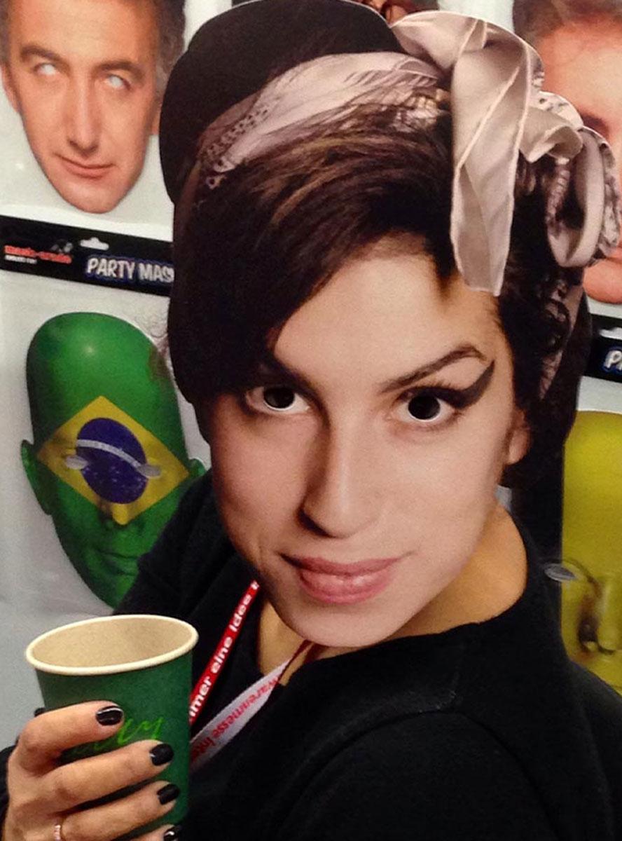 Amy Winehouse Celebrity Pop Star Face Mask AWINE01 | Karnival Costumes