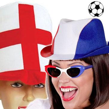 Football World Cup & Euros Supporters Hats | Karnival Costumes