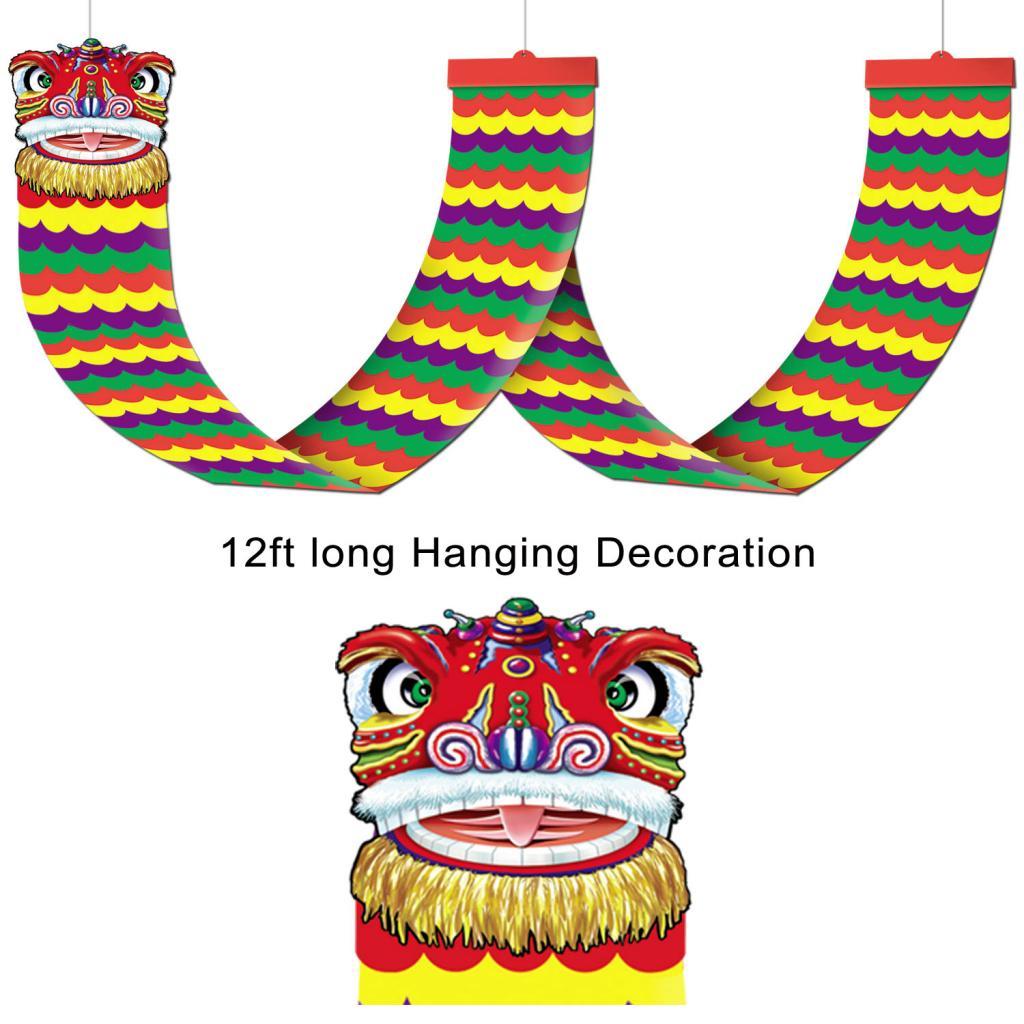 Chinese Dragon Ceiling Hanger 12ft Long by Beistle 50294 | Karnival ...