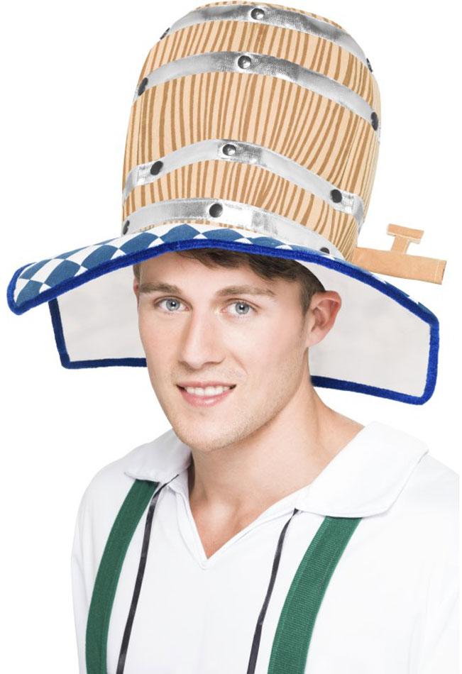 Oktoberfest Beer Barrel Hat by Smiffy 21796 | karnival Costumes