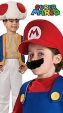 Childrens Super Mario Fancy Dress Costumes