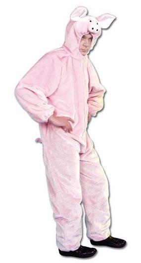 Pink Pig Costume for Adults by Bristol Novelties AC532 | Karnival Costumes