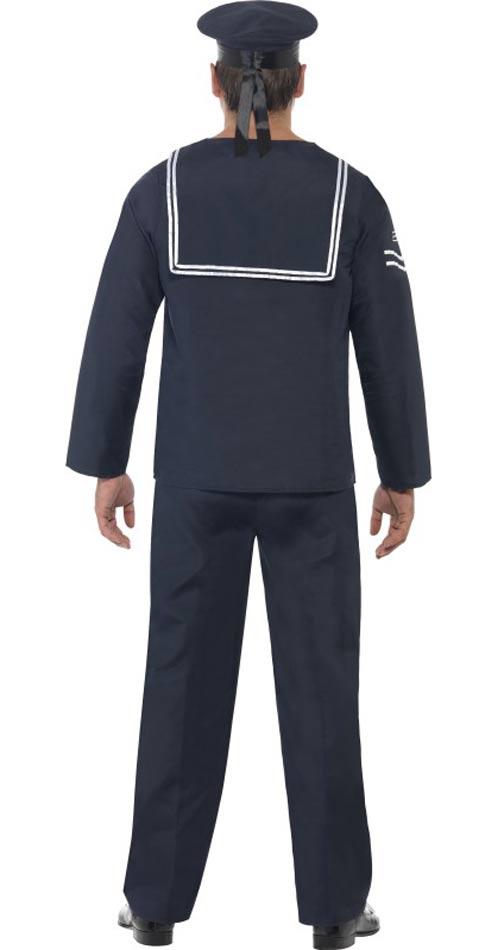 Naval Seaman Fancy Dress Costume for Adults by Smiffys 22129 | Karnival ...