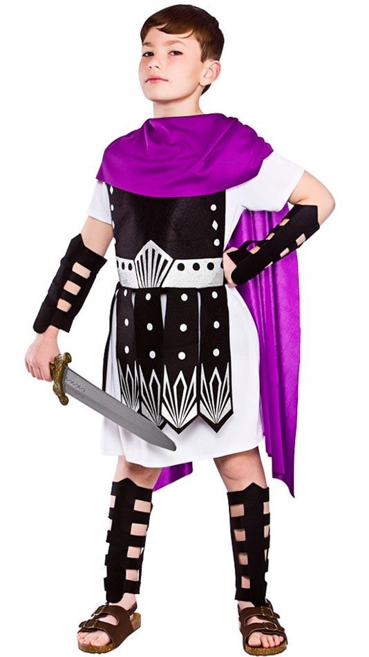 Roman Warrior Fancy Dress Costume for Boys by Wicked EB-4080 | Karnival ...