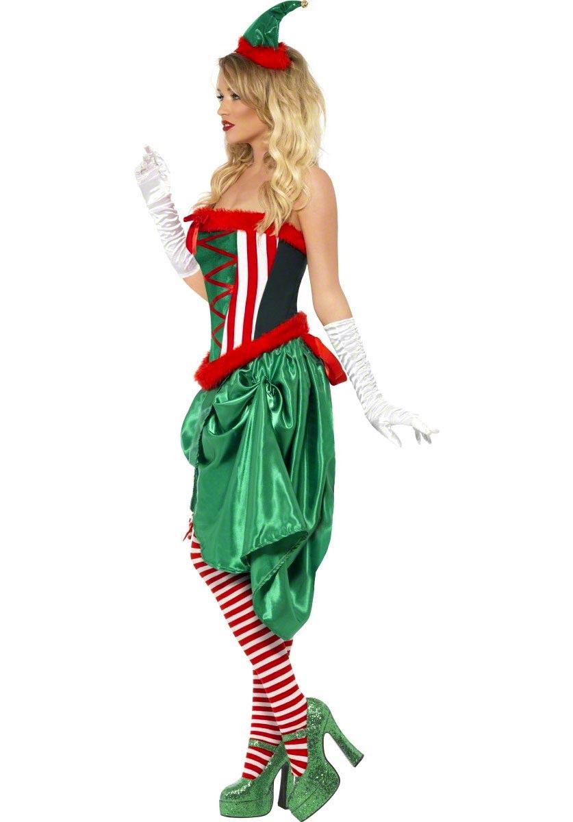 Fever Elf Burlesque Costume by Smiffy 26219 | Karnival Costumes