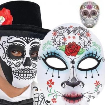 Day of the Dead Masks for Men and Women | Karnival Costumes