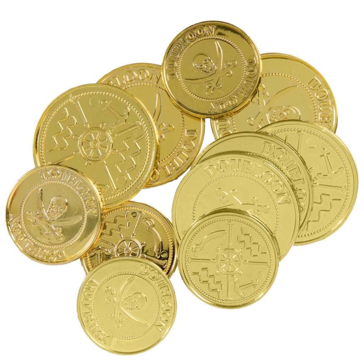 Pirate Treasure Gold Doubloons pk12 by Widmann 6961C | Karnival Costumes