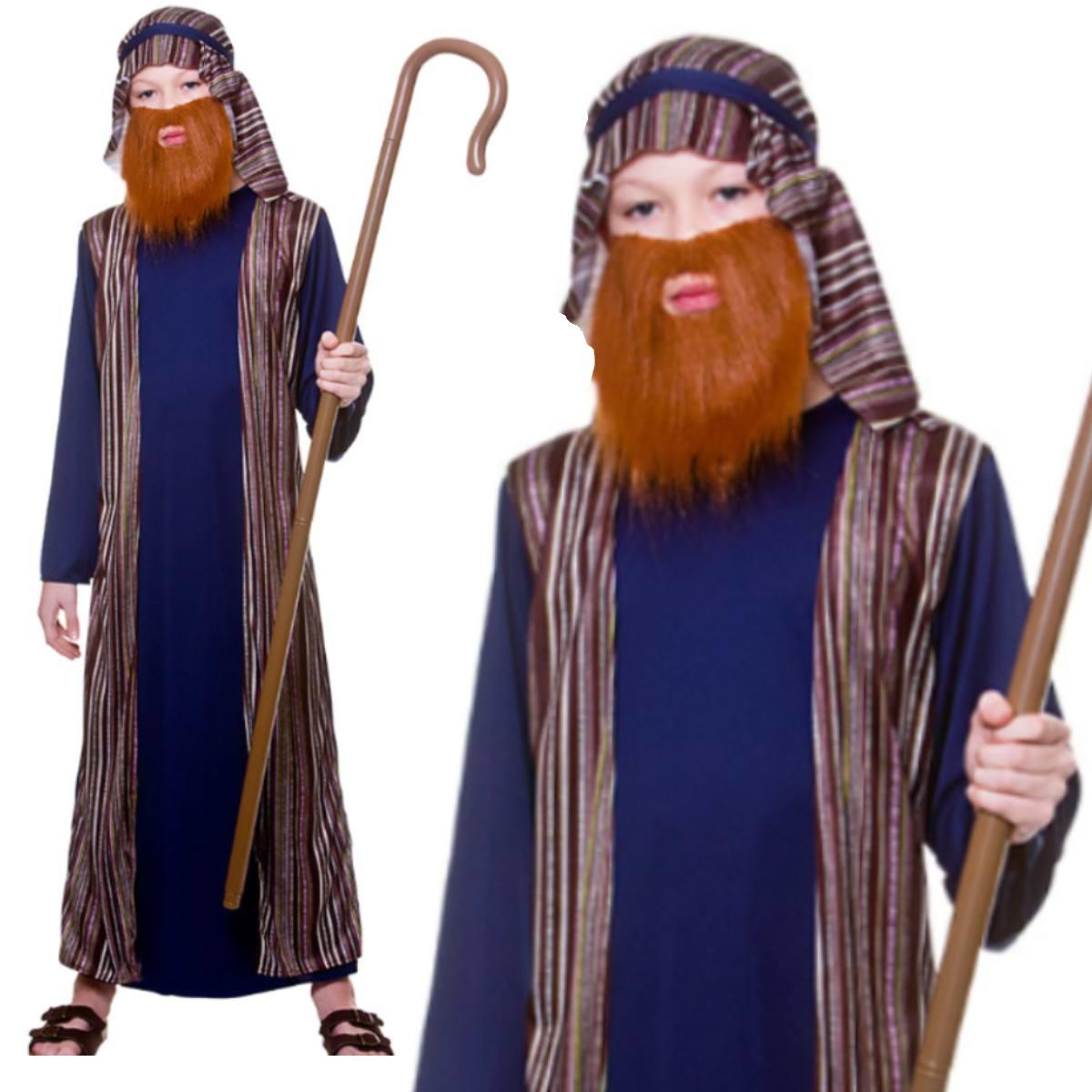 Kid's Nativity Shepherd or Joseph Fancy Dress Costume by Wicked XMC ...