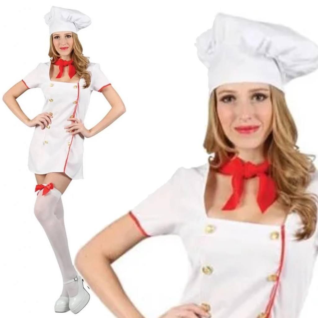 Saucy Chef Costume For Women By Wicked Sf 0110 Karnival Costumes