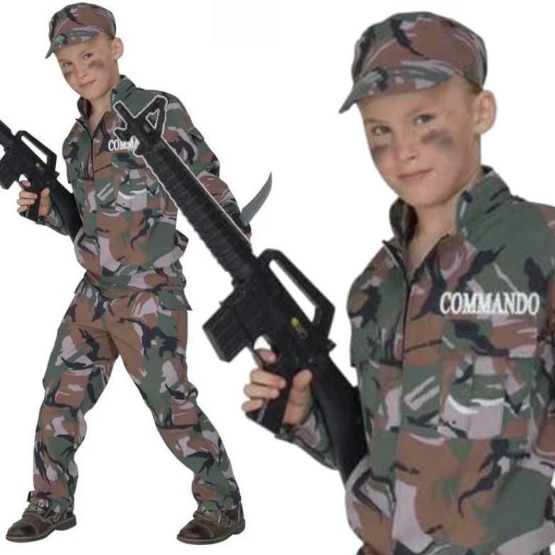 Light-Up Commando Fancy Dress Costume for Boy's by Widmann 5569S ...
