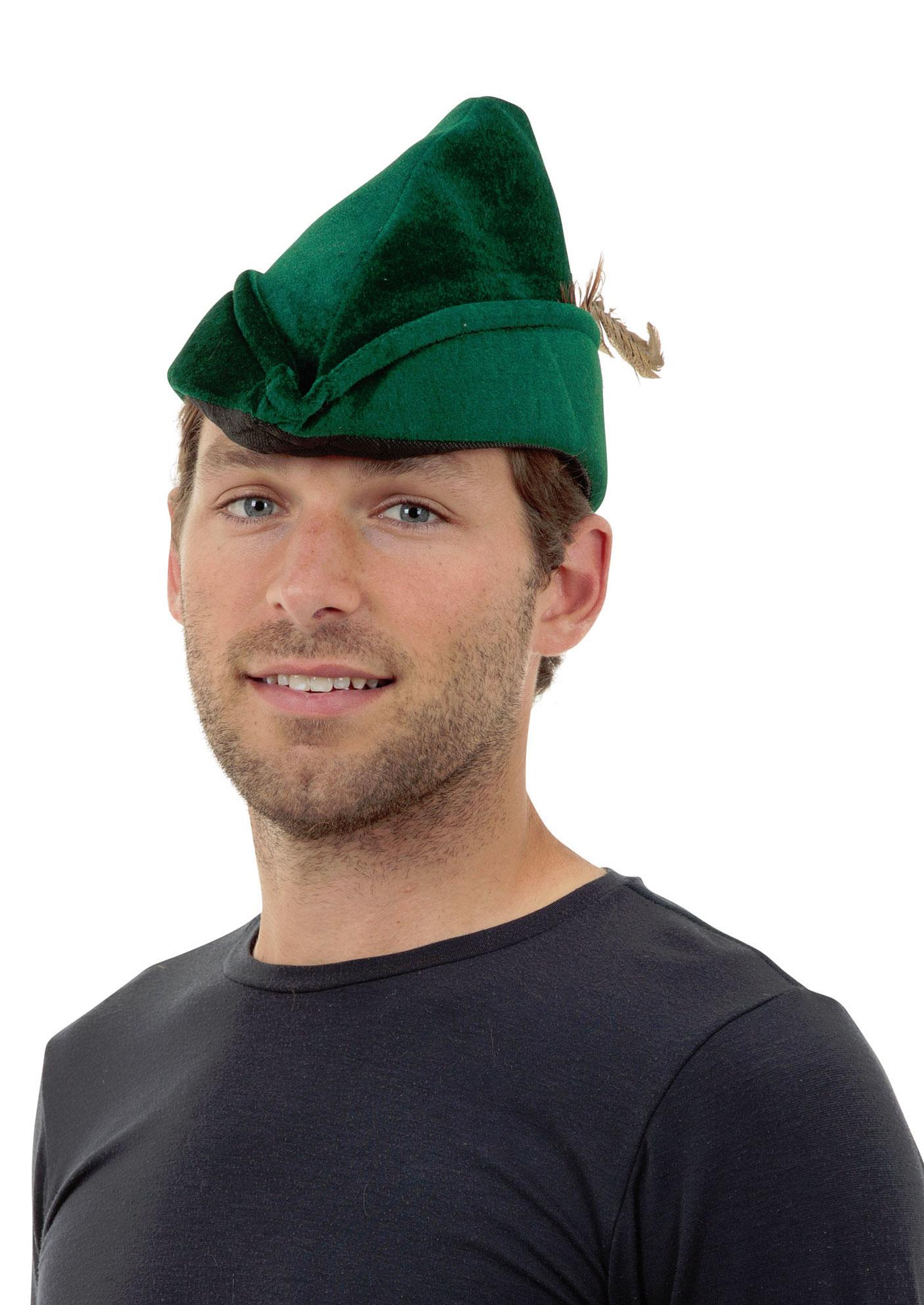 Robin Hood Felt Hat with Feather