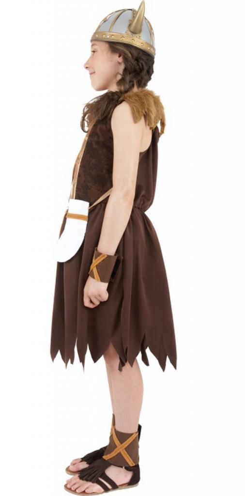 Viking Fancy Dress Costume for Girls by Smiffys 38650 | Karnival Costumes