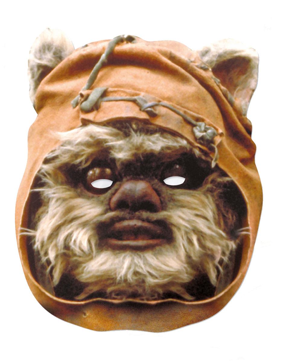Star Wars Wicket the Ewok Face Mask by Mask-arade SWEWO01 | Karnival ...