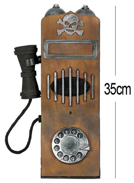 35cm Haunted Retro Telephone with Sound by Guirca 26252 | Karnival ...