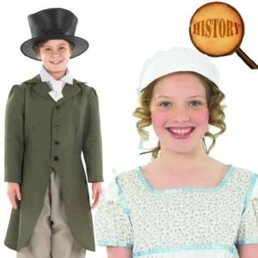 Regency Period Fancy Dress Costumes for Children | Karnival Costumes