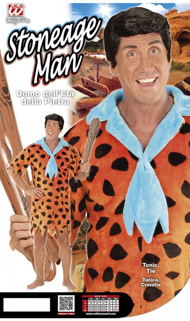Stoneage Caveman Costume by Widmann 0580 | Karnival Costumes; UK
