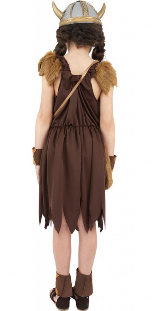 Viking Fancy Dress Costume for Girls by Smiffys 38650 | Karnival Costumes