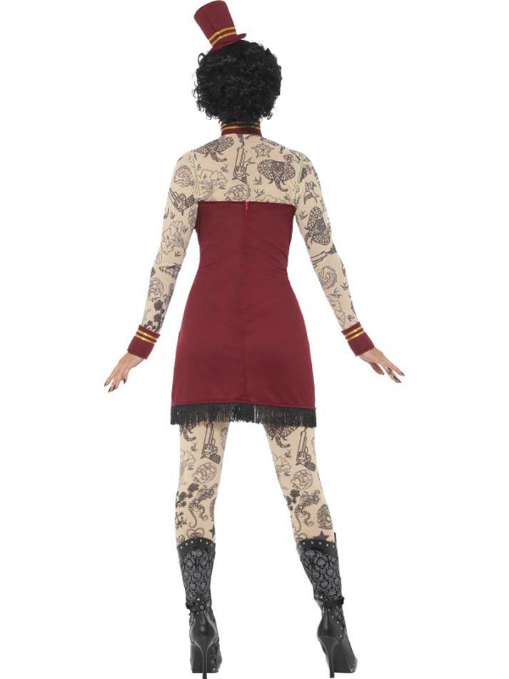 Deluxe Tattoo Lady Costume by Smiffys 46827 | Karnival Costumes