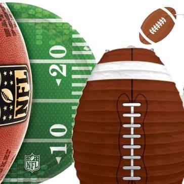 American NFL Superbowl Party Goods and Tableware