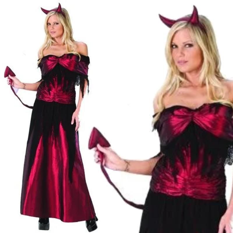 Deluxe Red Devil Costume for Ladies by Fun World 3467 | Karnival Costumes
