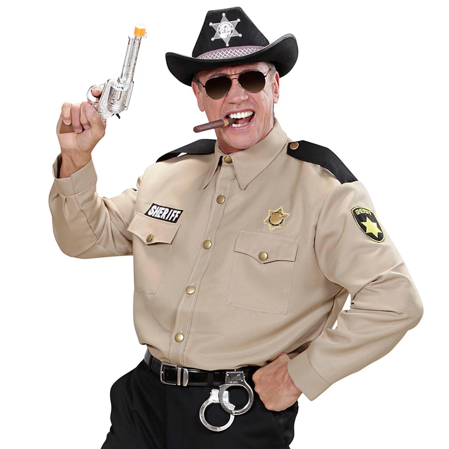 US Sheriff Shirt State Trooper Costume by Widmann 1568S | Karnival Costumes