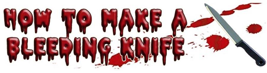 How to make the Bleeding Knife Halloween Illusion | Karnival Costumes Blog