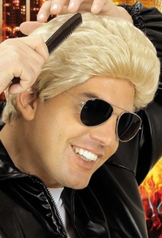 Greaser wig, fabulous 50's wig for rocker and rockabilly. Finish the ...