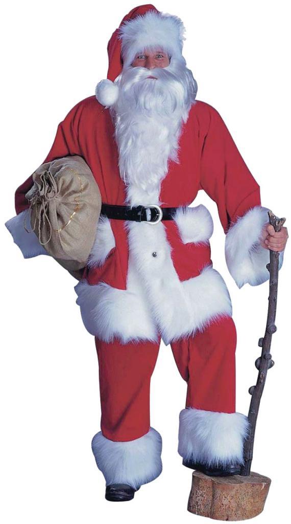 Deluxe Santa Suit in Super Fleece 7500| Karnival Costumes