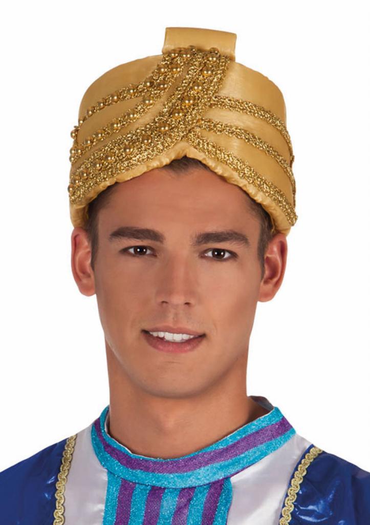 Maharaja Gold Turban by Boland 81022 | Karnival Costumes