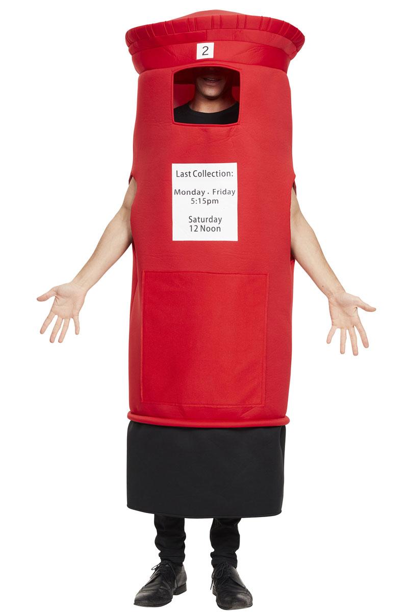 Pillar Box Costume Post Box Outfit by Bristol Novelties AF103 ...