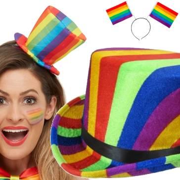 Rainbow Pride Parade Hats and Head Boppers | Karnival Costumes