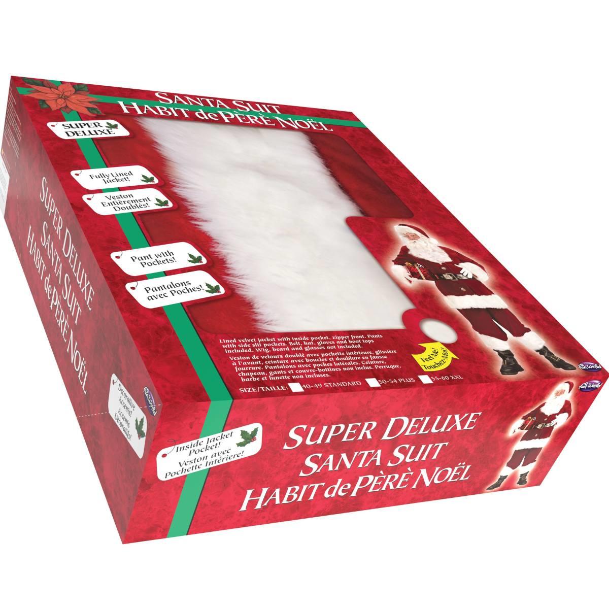 Super Deluxe Plus Size Santa Suit by Fun World 7514 | Karnival Costumes