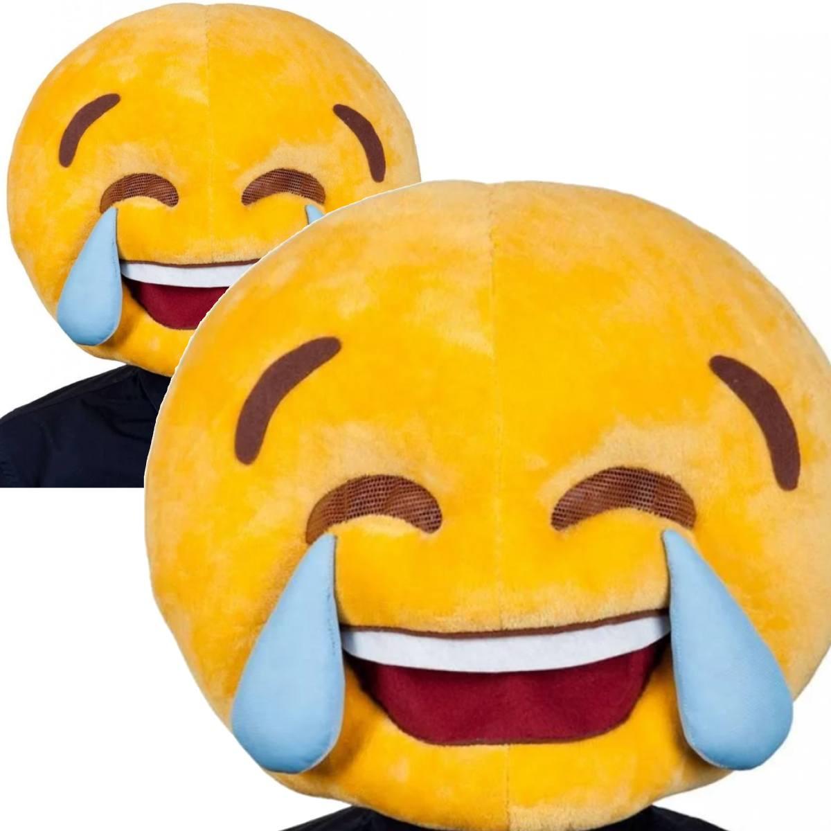 Cry Laughing Emoticon Mascot Headpiece by Wicked MH-1287 | Karnival ...