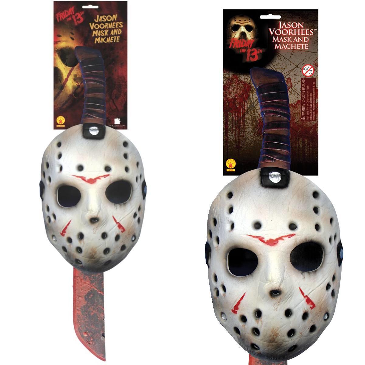 Jason Voorhees Mask and Machette Set by Rubies 8754 | Karnival Csotumes