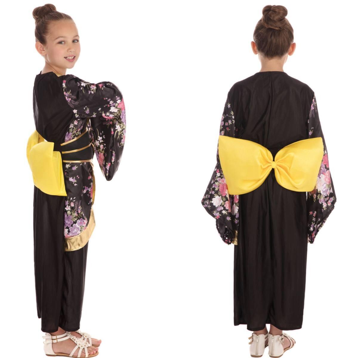 Geisha Fancy Dress Costume for Girls by Bristol Novelties CC659 ...