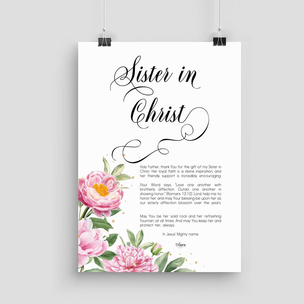 Prayer Sister In Christ