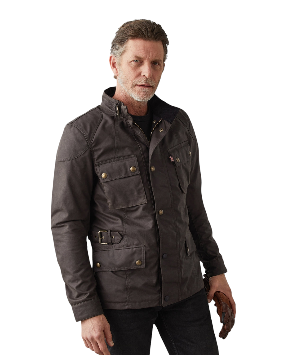 Belstaff Motorcycle Crosby Mahogony Waxed Cotton Jacket