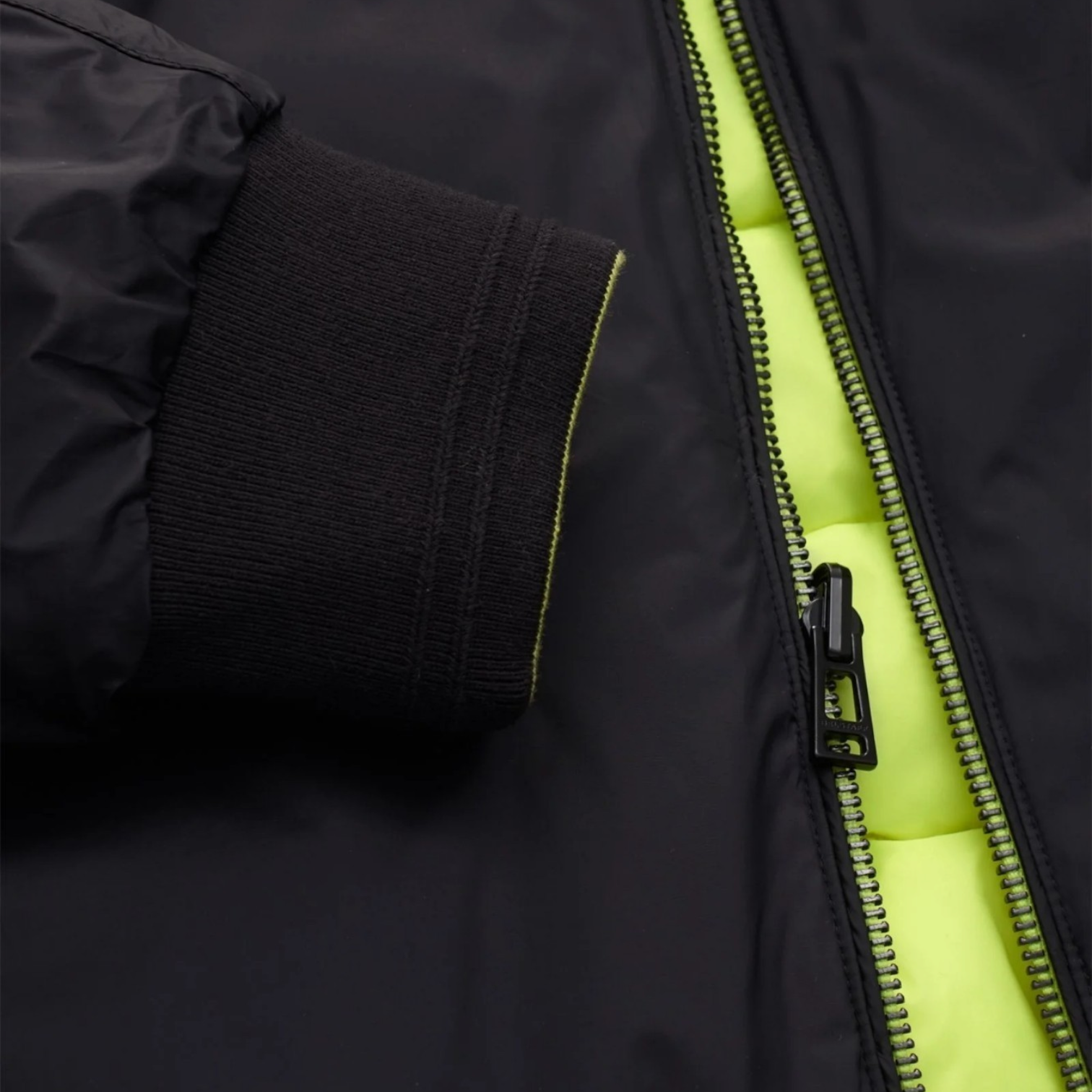 Belstaff Circuit Flash Reversible Black/Neon Yellow Down Jacket